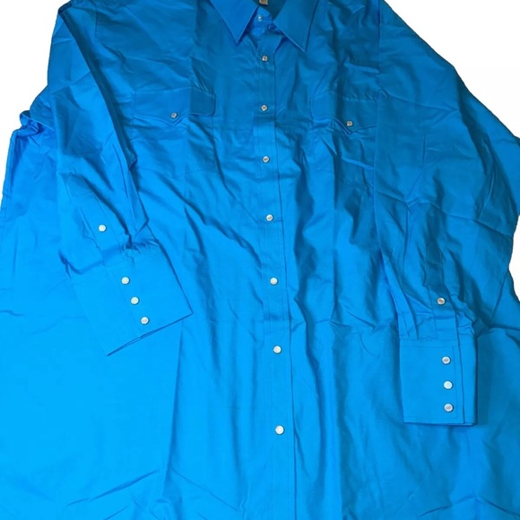SHEPLERS | Shirts | Vtg Sheplers Blue Wester Shirt 2 36 Pearl Snaps ...